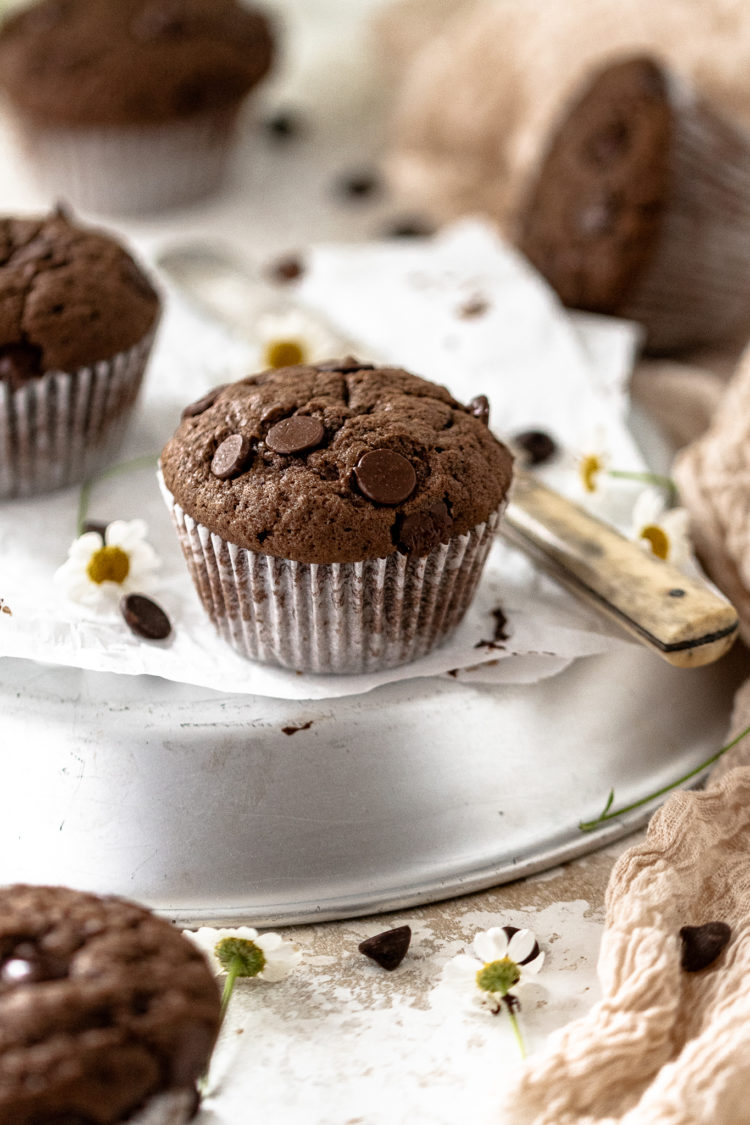 Soft & Decadent Triple Chocolate Muffins - Simply Unbeetable