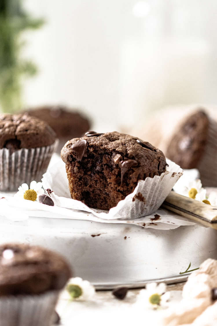 Soft & Decadent Triple Chocolate Muffins - Simply Unbeetable