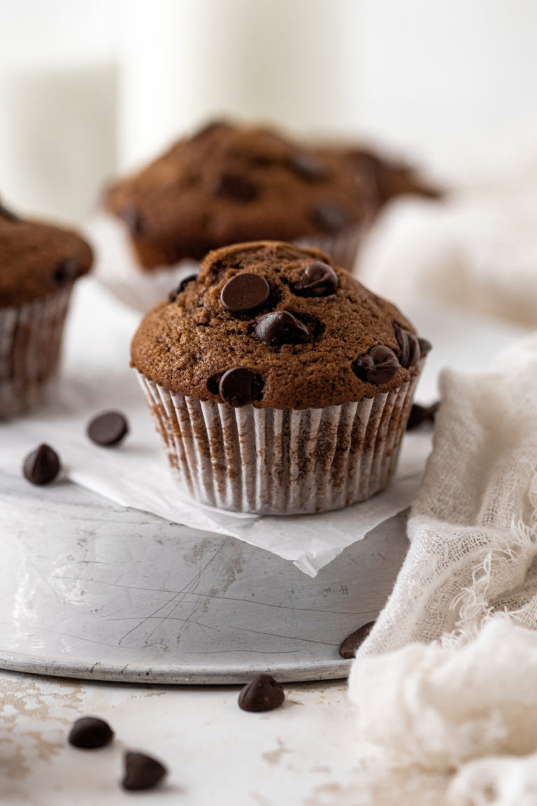 Soft & Decadent Triple Chocolate Muffins - Simply Unbeetable